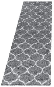 Šedý běhoun 80x250 cm Salsa – Ayyildiz Carpets