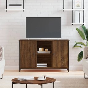 TV skříňka hnědý dub 100 x 35 x 65 cm kompozitní dřevo - Default Title