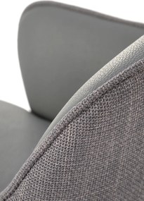 Otočné jídelní křeslo K527 popelavě šedé