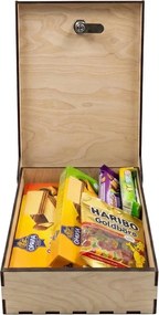 usporadejto.cz Uzamykatelný box se zámkem na sladkosti a neřesti VASKY, 30 x 20 x 10 cm