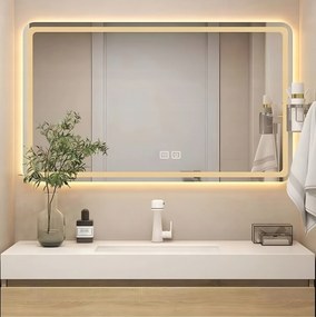 LED zrcadlo 50x70 cm