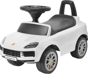 MILLY MALLY Odrážedlo Porsche Cayenne S bílá / Dětské vozítko / Licenc