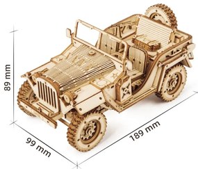 Robotime Rokr 3D Vojenské auto MC701 369ks