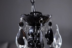 Noble Home Závěsný lustr DIAMO S 5-ramenný, černý