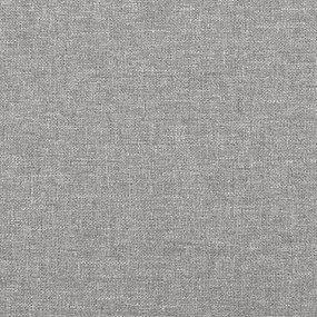 Lavice světle šedá 70 x 30 x 30 cm textil - Default Title