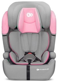 KINDERKRAFT - Autosedačka COMFORT UP i-Size (76-150 cm) šedá/růžová