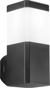 FAN I-FOCUS-Q-AP-NER Nástěnné svítidlo, hranaté, polykarbonátové, černé, 1 x GU10, 131 x 100 x 242 mm, IP65 - FANEUROPE