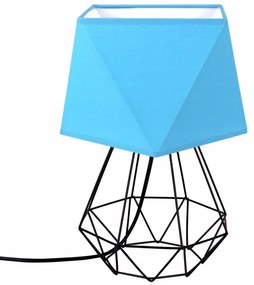 Stolní lampa Diamond 1, 1x textilní stínítko (výběr ze 12 barev), (výběr ze 3 barev konstrukce)