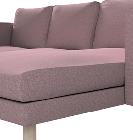 Potah na pohovku IKEA Norsborg 3-místná se šezlongem barva růžová látka pletený vzor