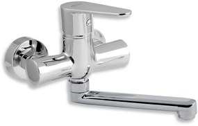 Novaservis Titania Fresh Umyvadlová baterie nástěnná 100 mm, chrom, 96077,0