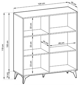 Piaski Komoda KD104 Diamond