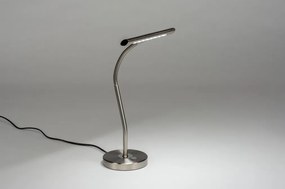 Stolní designová LED lampa Bank Retro Silver