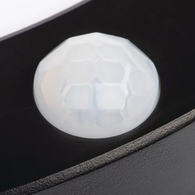 LED svítidlo s čidlem Kanlux ERGA PIR 17W CCT-B černé