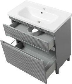 Lavedo Aria Grey 80 koupelnová skříňka s umyvadlem