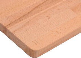 Pracovní stůl 80 x 55 x 81,5 cm masivní bukové dřevo a kov 3188903