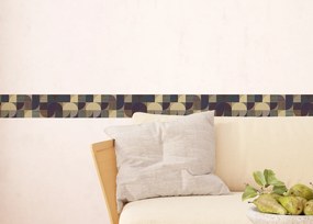 Samolepící bordura na zeď Zkroucené Cesty | 5 m x 13.8 cm | DWB8433