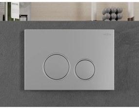 Mexen Fenix ​​Air 05, pneumatické dvojité tlačítko pro splachování, chrom matný, 6A0502