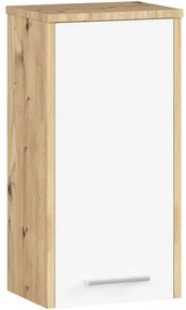 Koupelnová skříňka FIN W 30 cm 1D dub artisan / bílá