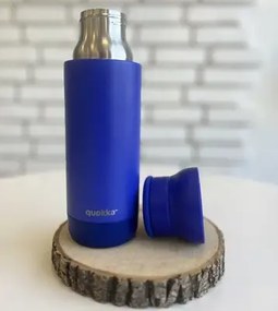 Quokka Echo modrá / Nerezová termoláhev s poutkem / 690 ml