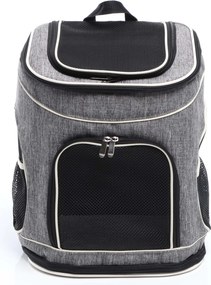 Batoh fudajo – 32 × 27 × 40 cm, 6 kg, černá / šedá (63421)