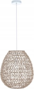 bizzotto Velká závěsná lampa Zambia 42 cm pletená boho E27