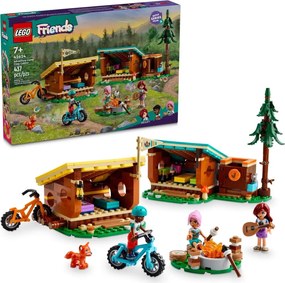 Lego stavebnice lego friends 42624 útulné chatky na dobrodružném táboře