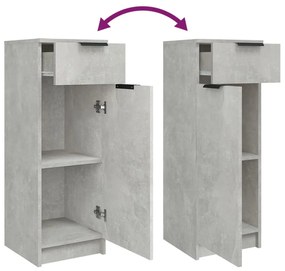 vidaXL 4dílná sada koupelnových skříněk betonově šedá kompozitní dřevo