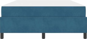 Rám postele Tmavě modrá 160 x 200 cm textil 3399076