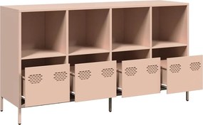 Příborník růžový 135 x 39 x 73,5 cm ocel válcovaná za studena 3307162
