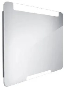 Nimco Zrcadla - Zrcadlo s LED osvětlením, 800x700 mm, hliník ZP 22003