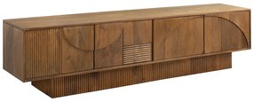 Designový TV stolek Movement 200 cm hnědé mango