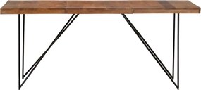 Jídelní stůl 180 x 90 x 76 cm masivní akáciové dřevo 282881