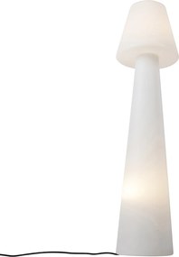 Chytrá venkovní stojací lampa bílá vč. LED A60 IP44 - Katrijn