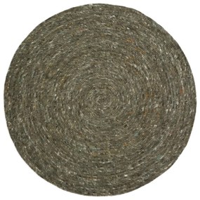 Khaki dětský koberec ø 140 cm Neethu Olive – Nattiot