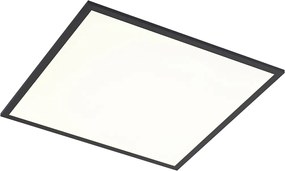 LED panel černý čtvercový vč. LED 3-krokové stmívání - Reeves