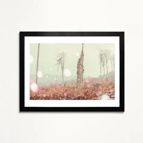 Eva Bystrianská | Jarní sníh Rám: Černý, Velikost: 30 x 40 cm