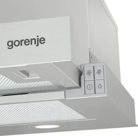 Gorenje TH62E4X nerez / Digestoř / Výsuvná / 60 cm / 450 m3/h / 71 dB
