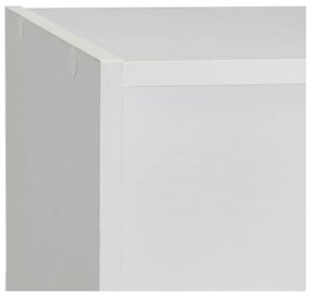 Bílá knihovna 30x106x24 cm Cube – Casa Selección