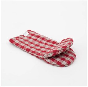 Lněná chňapka Red Gingham – Linen Tales