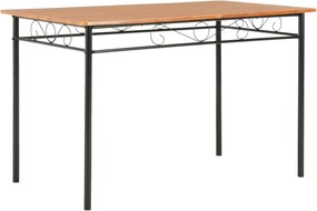 Jídelní stůl hnědý 120 x 70 x 75 cm MDF 281402