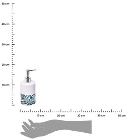 Dávkovač mýdla Tropicale, kombinace barev/s chromovými prvky, 320 ml