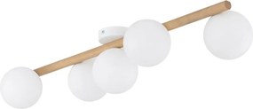Stropní svítidlo ELYON 5xG9/40W/230V bílá/borovice