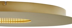 Moderní stropní svítidlo zlaté 60 cm vč. LED s 3-stupňovým stmíváním - Morning