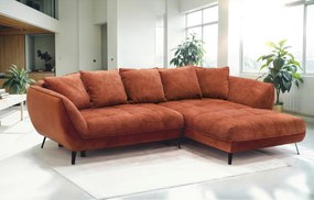 XXXLutz ROHOVÁ SEDAČKA, textil, rezavá MID.YOU - Sedací soupravy - 000694008410