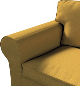 Potah na pohovku IKEA Ektorp 3-místná rozkládací, NOVÝ MODEL 2013 barva žlutá látka pletený vzor