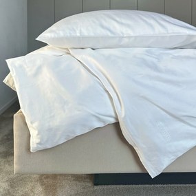 HEDDA Povlečení bavlněný satén Laila bílé rozměr: povlak na polštář 70 x 90 cm