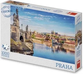 DINO Puzzle Turistická edice Česko Letní Hradčany / 1000 dílků