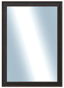 DANTIK - Zarámované zrcadlo - rozměr s rámem cca 50x70 cm z lišty ANDRÉ velká černá (3154)