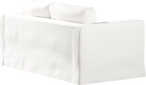 Potah na pohovku IKEA  Karlstad 2-místná , nerozkládací, dlouhý barva bílá