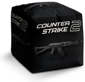 Sablio Taburet Cube Counter Strike 2 AK: 40x40x40 cm
